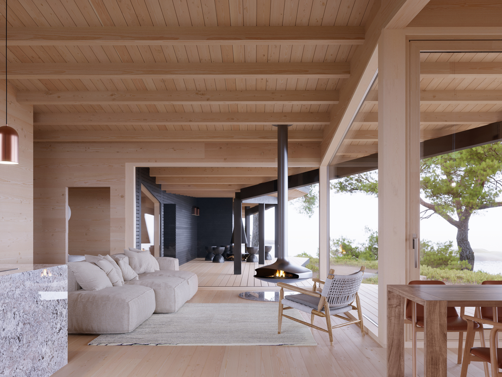 Yksilölliset Honka Frame -puutalot - Koteja luonnon materiaaleista